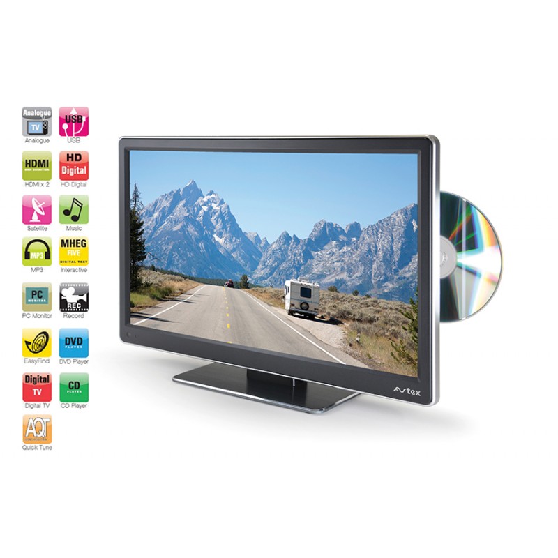 TV 16 POUCES FULL HD DVD DVB-S2 HD - ALPA ACCESSOIRES - ACCESSOIRES ...